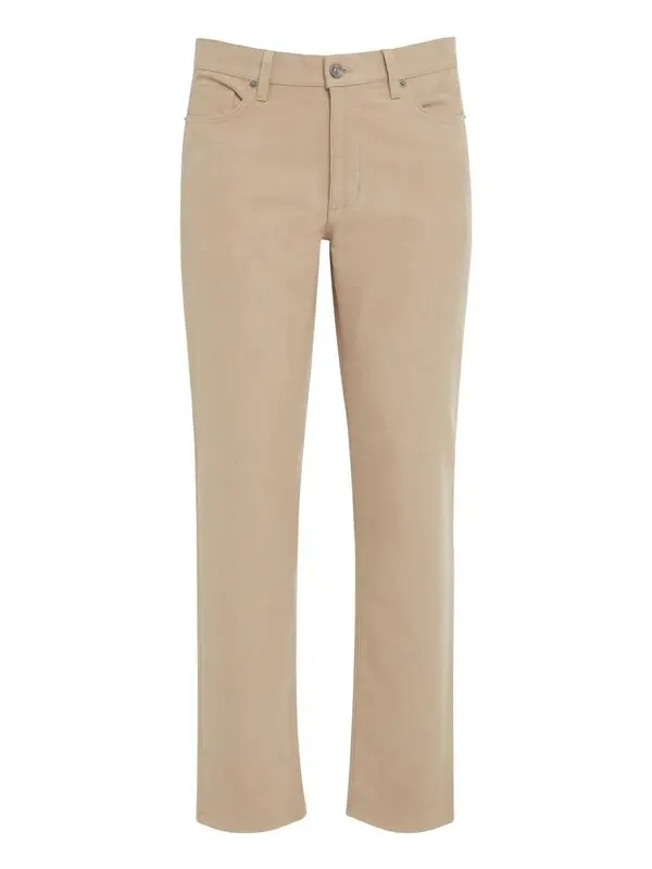 Zegna Belt-loop Casual Pants - Beige