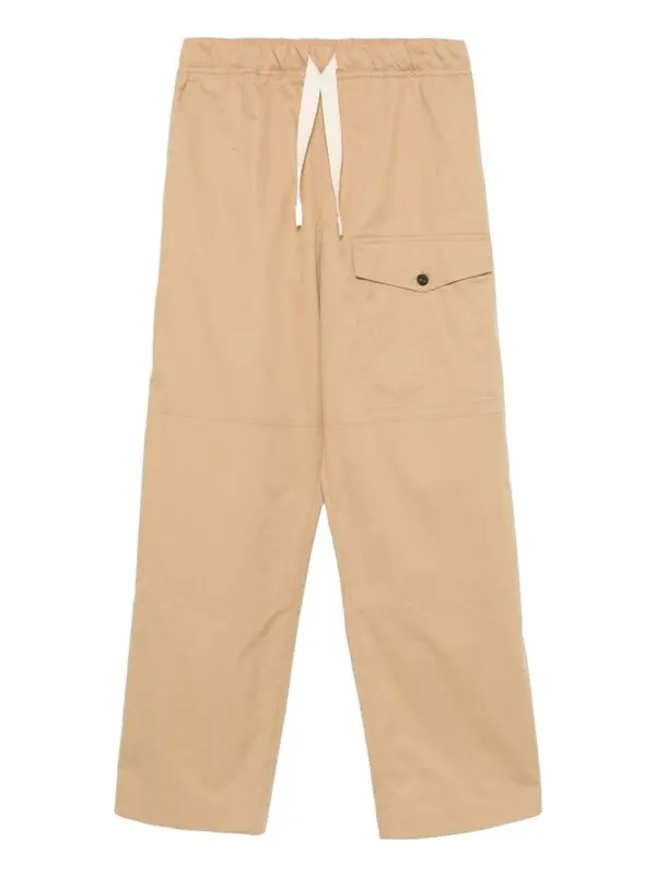 Dries Van Noten Pannoch Pleated Cargo Pants - Sandy Brown