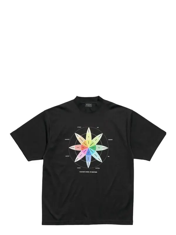 Balenciaga How Do You Feel Medium Fit T-shirt - Black