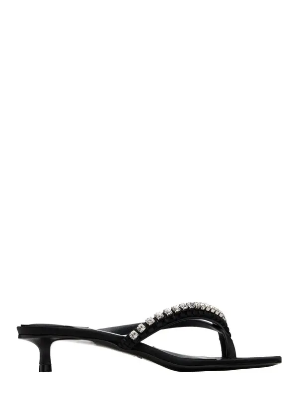JIMMY CHOO Dila 35 High-heeled Sandals - Black/crystal