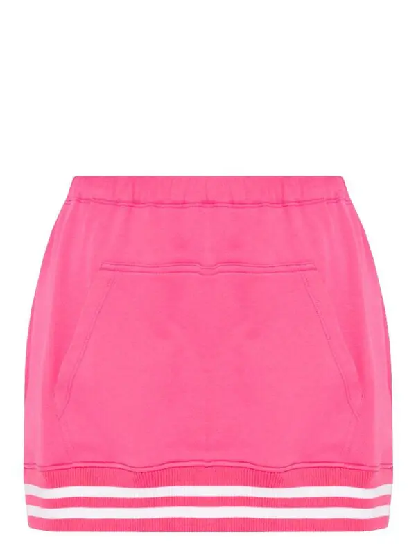 Red Valentino Striped Rib Skirt - Pink