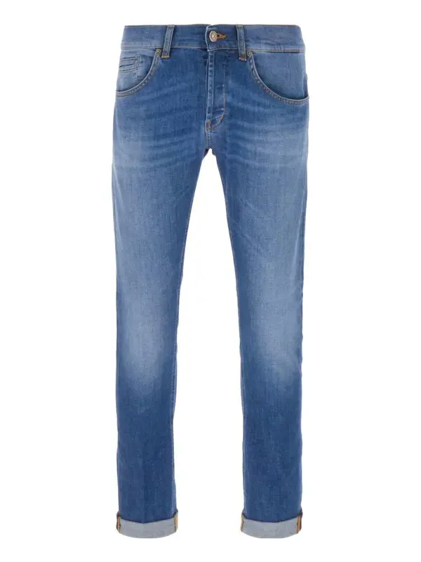 DONDUP George Cuffed-hem Jeans - Blue