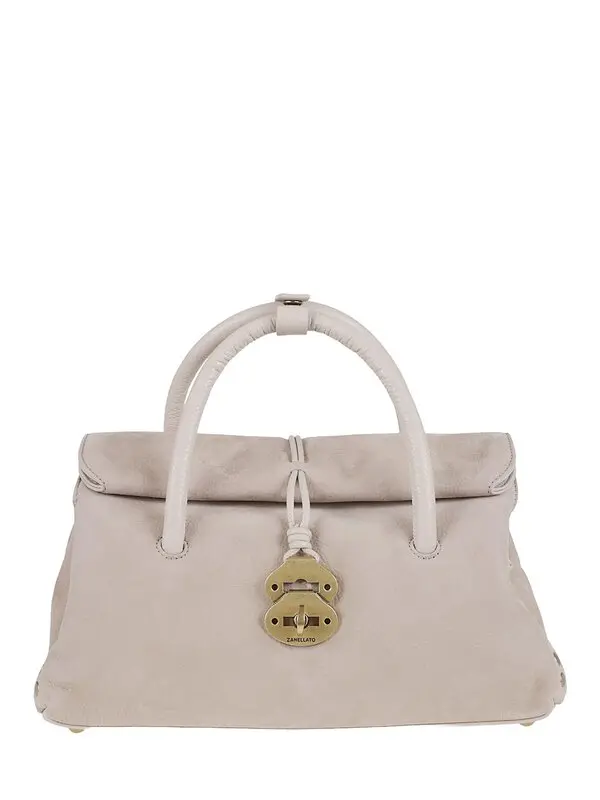 ZANELLATO Top Handle Handbag - Nude