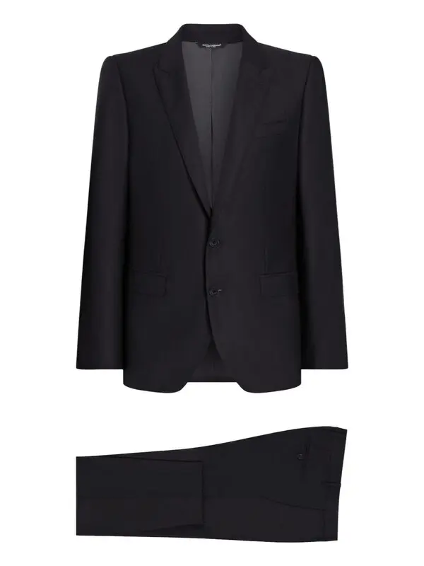 Dolce & Gabbana Dolce Gabbana Martini-fit Tailored Suit - Midnight Blue