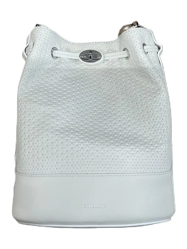 ZANELLATO Twist-lock Small Bucket Bag - White