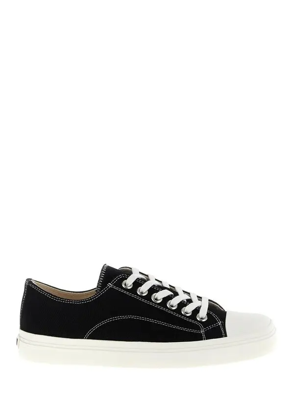 Moschino Edge Lace-up Sneakers - Black