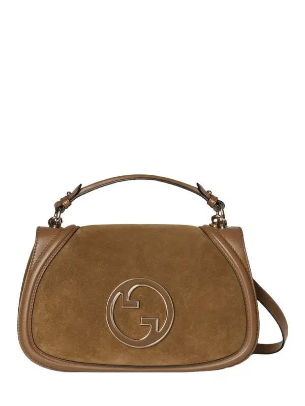 Gucci Blondie Medium Top Handle Bag - Light Brown