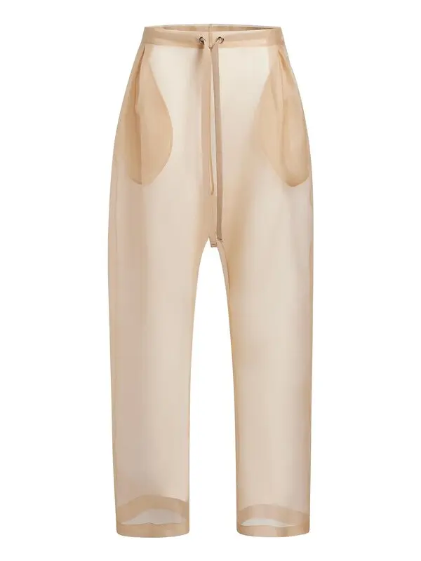 Khaite Trenton Pants - Nude