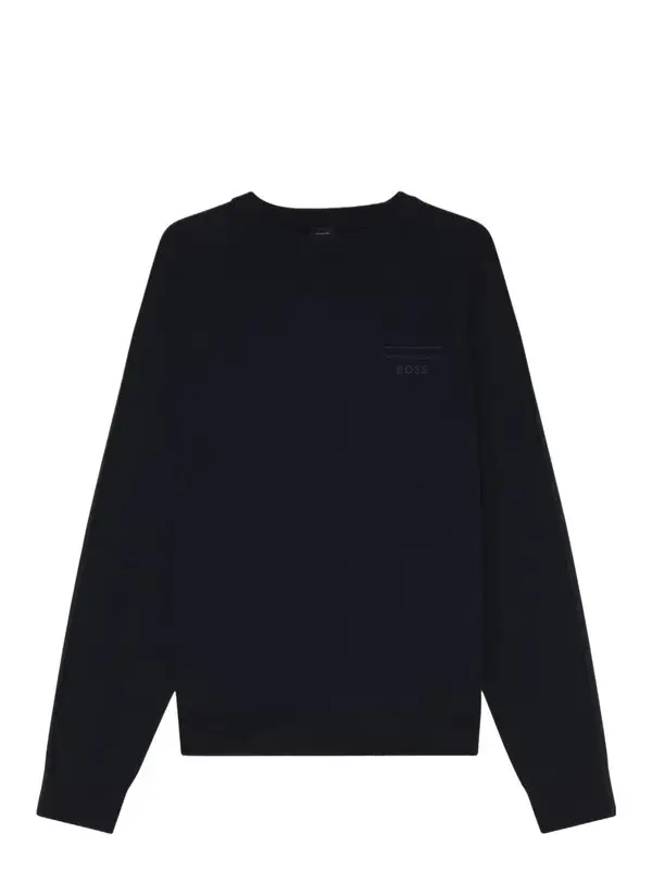 Hugo Boss X Porsche Wool Sweater - Dark Blue