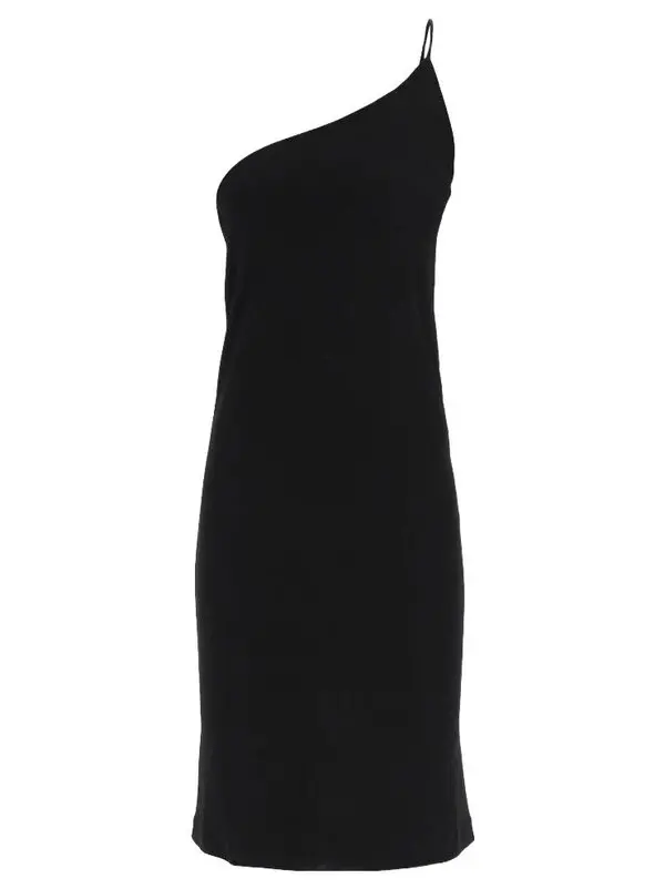 Dsquared2 One Shoulder Mini Dress - Black