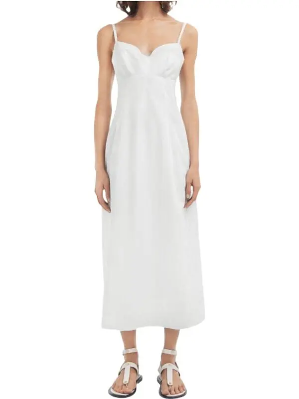 Co Bustier Poplin Dress - Core