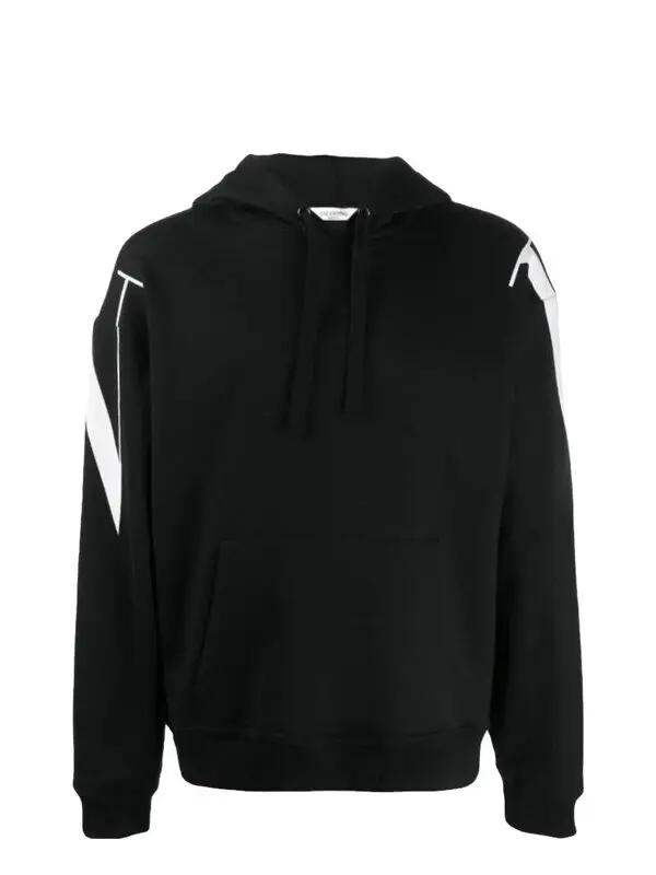 Valentino Garavani Rear Logo-print Hoodie - Black