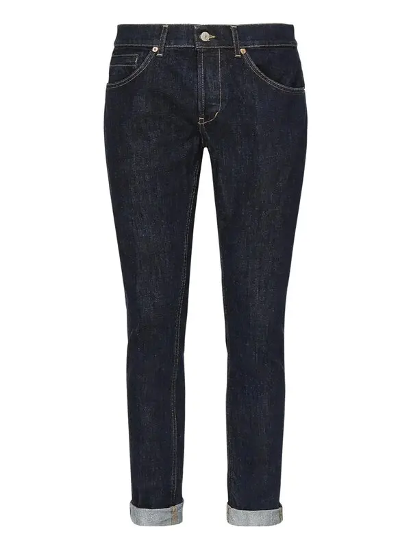 DONDUP Stretch Low-rise Jeans - Black