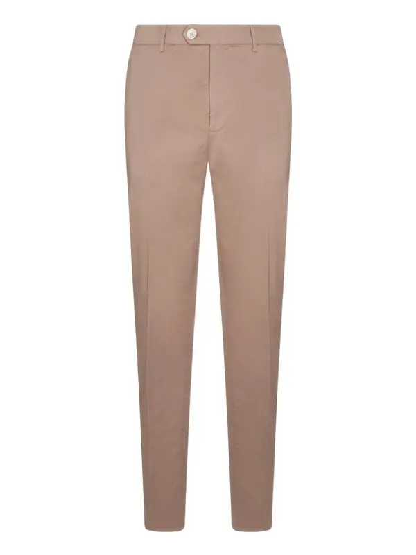 Brunello Cucinelli Tailored Tapered-leg Trousers - Nude