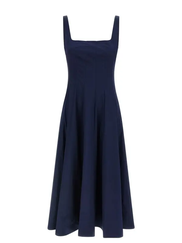Staud Wells Midi Dress - Black
