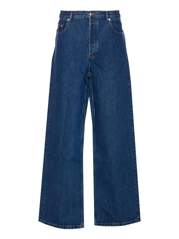 A.p.c. Aaron Wide Leg Jeans - Blue