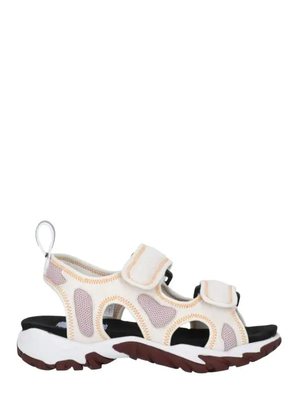 Alexander McQueen Striae Open-toe Sandals - White