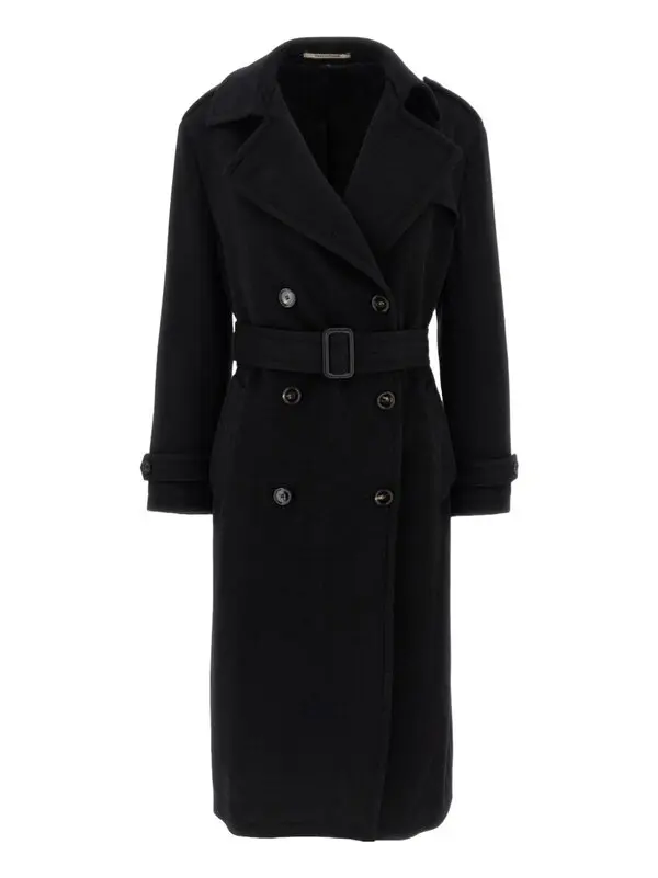 Tagliatore Bonny Double-breasted Coat - Black