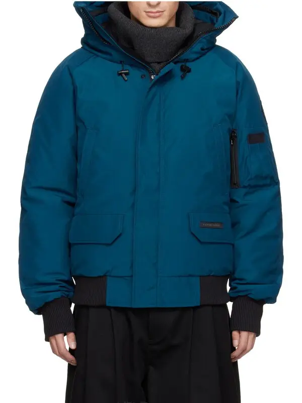 Canada Goose Label Chilliwack Bomber Down Jacket - Blue