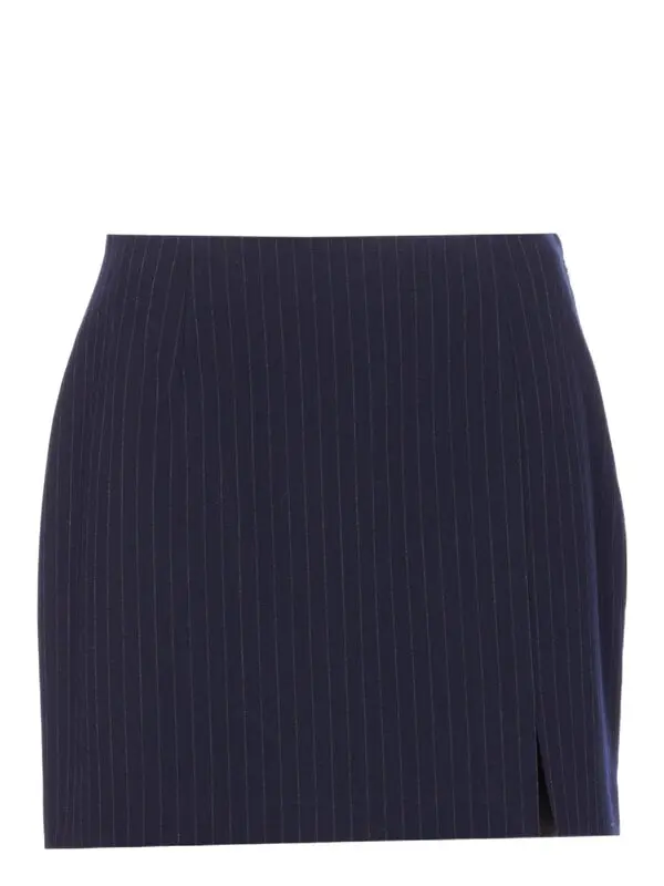 ANIYE BY Striped Mini Skirt - Black