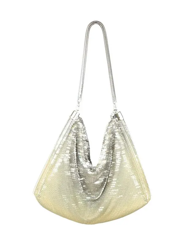 Rabanne Chain-detailed Clutch Bag - Silver/gold