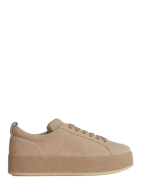 Hogan H681 Chunky Sole Sneakers - Beige