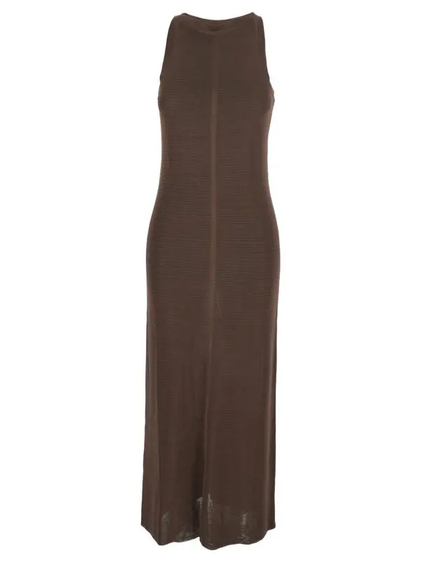 Loulou De Saison Pablo Sleeveless Sheath Dress - Brown