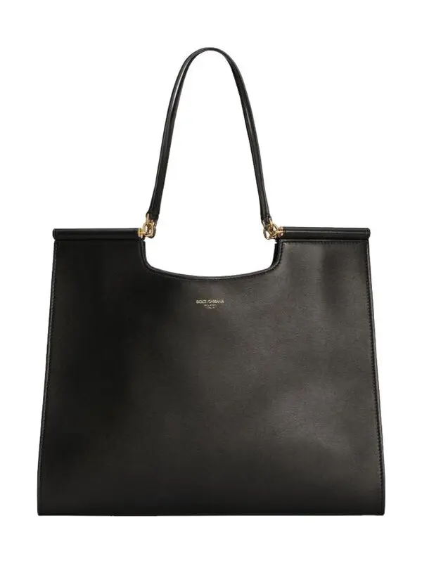 Dolce & Gabbana Large Sicily Shopper Bag - Black