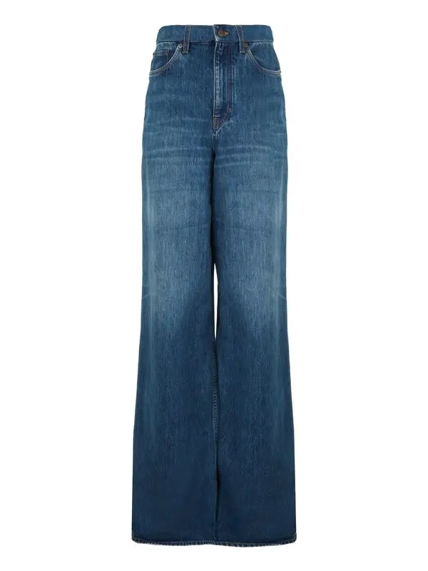 Chloé High-waisted Flare Jeans - Night Blue