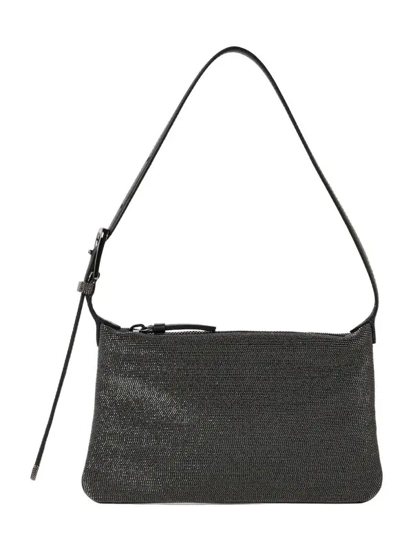 Brunello Cucinelli Duo Precious Shoulder Bag - Black