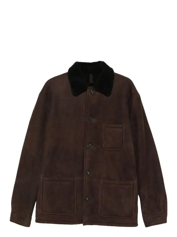 Tagliatore Fur Collar Coat - Black