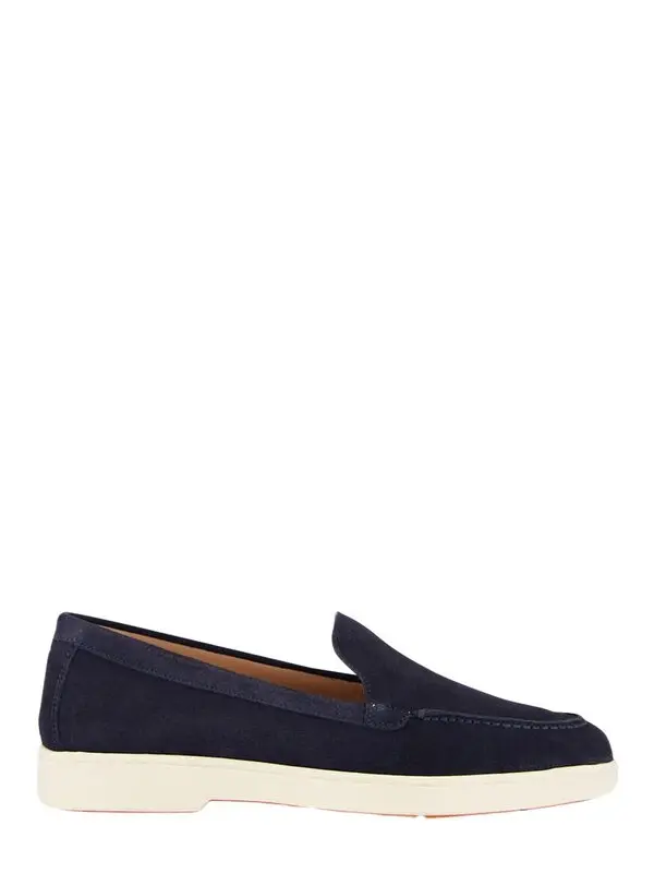 Santoni Logo Moulded Loafers - Blue