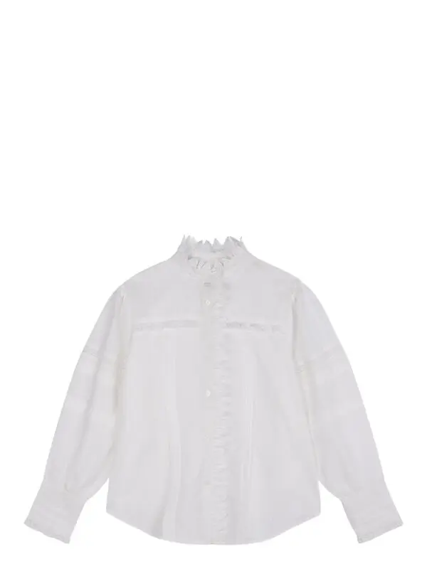 Zadig&Voltaire Cotton Shirt With Button Fastening - White