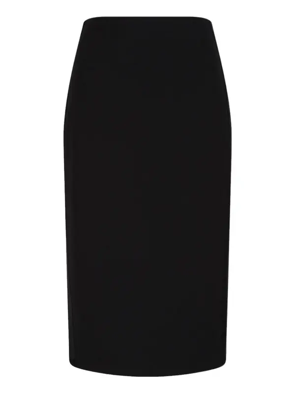 Elisabetta Franchi High-waist Pencil Midi Skirt - Black
