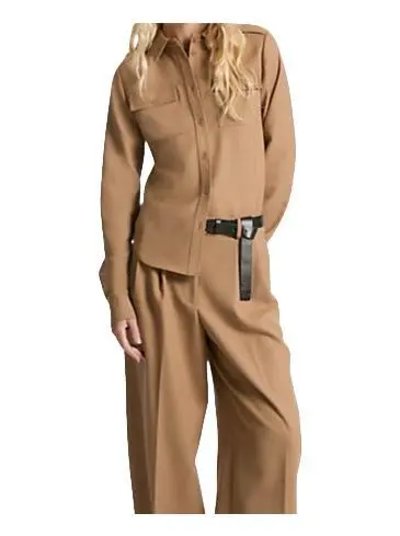 Michael Kors Utility Shirt - Brown