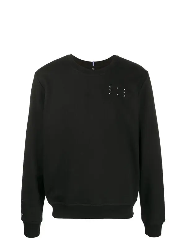 Alexander McQueen Stitch Print Sweatshirt - Black