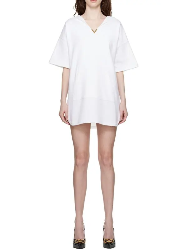 Valentino Garavani Hooded Short-sleeved T-shirt - White