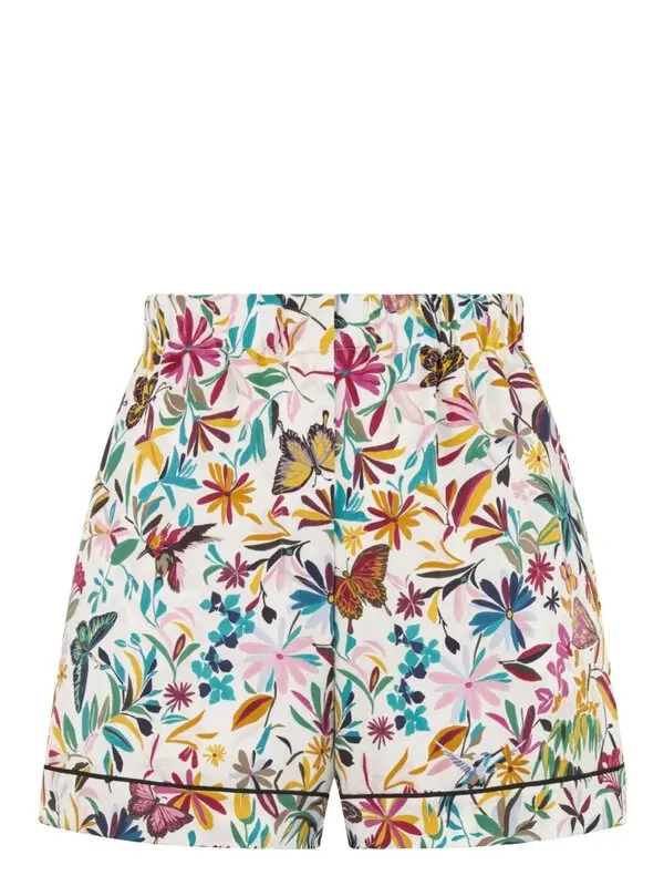 Dior Printed Shorts - White