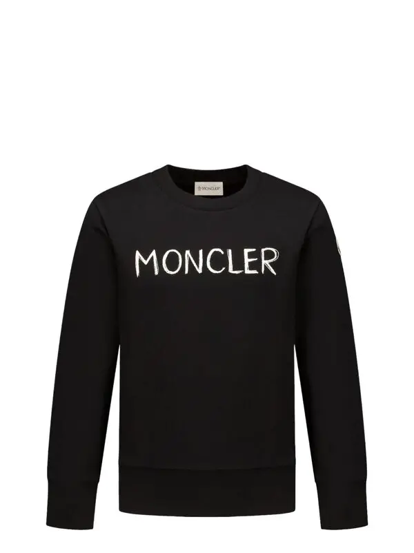 Moncler Logo-print Sweatshirt - Black
