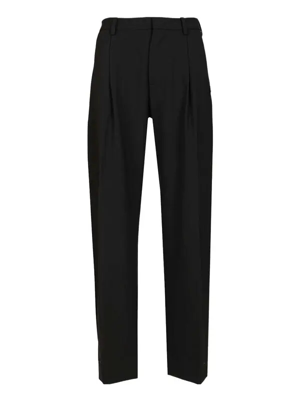 Moncler X Edward Enninful Pleated Tailored Trousers - Black