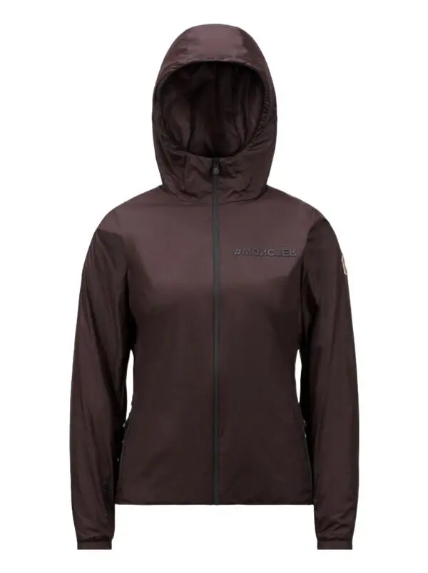 Moncler Mid Layer Hooded Jacket - Dark Brown