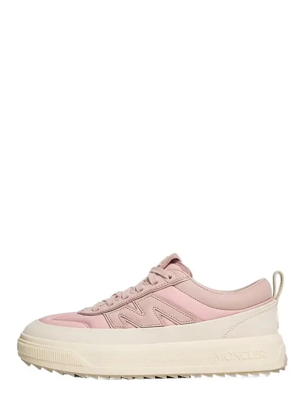Moncler Nubuck Suede Trainers - Pink