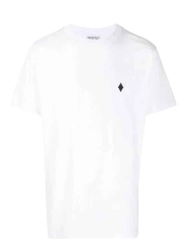 MARCELO BURLON COUNTY OF MILAN Logo Printed T-shirt - White