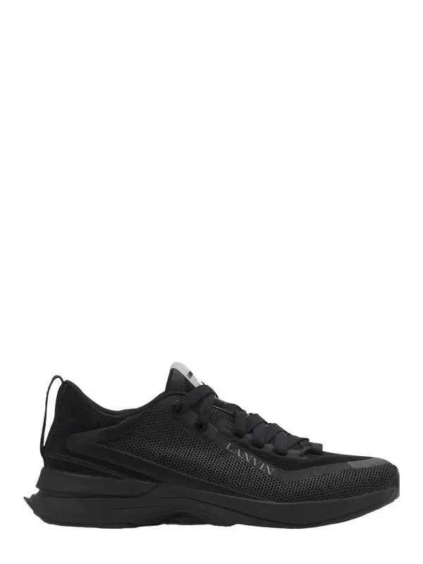 LANVIN L-i Mesh Sneakers - Black