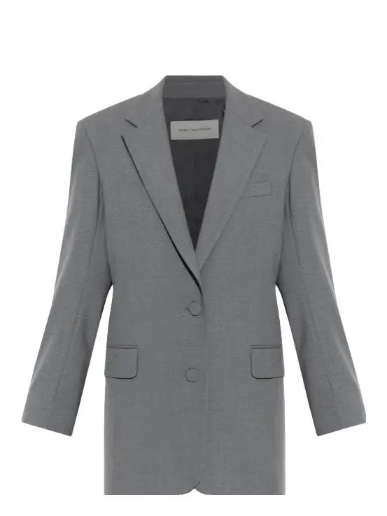 Dries Van Noten Single Breasted Blazer - Grey