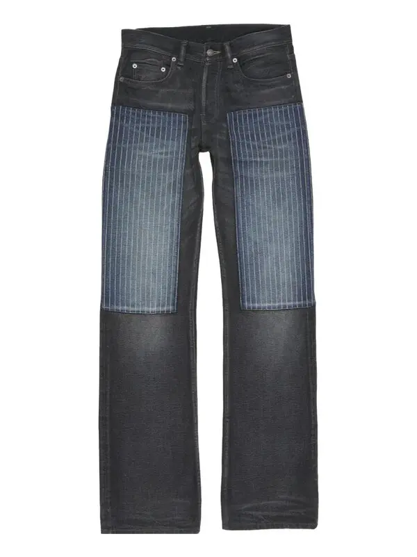 Acne Studios Paneled Regular Jeans - Black