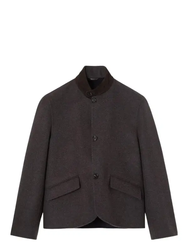 Loro Piana Juan Blouson - Gray Turquoise Mixed Colors