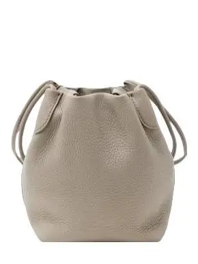 Loro Piana Micro Bale Softy Bag - Pigeon Gray/ancient Silver