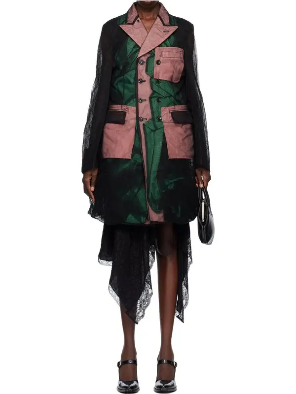 Comme Des Garçons Tulle Coat - Black