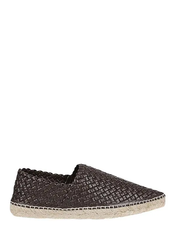 Bottega Veneta Intrecciato Slip-on Loafers - Dark Chocolate